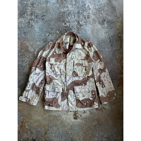 U.S. Military | Jackets & Coats | Vtg Military Jacket Mens Camo Desert ...